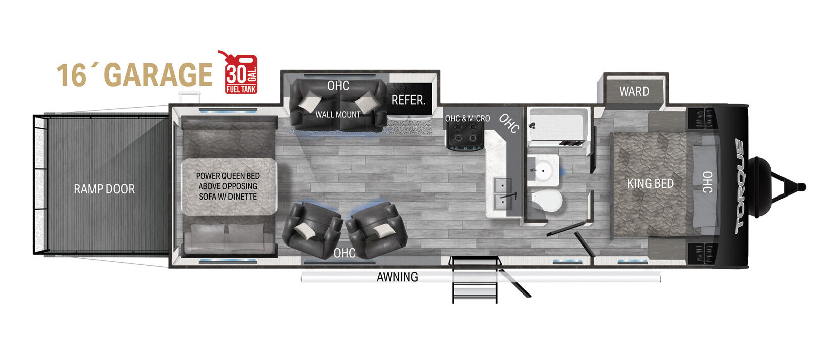 10 Best Bumper Pull Toy Hauler Floor Plans | Living Tiny With A Wolf
